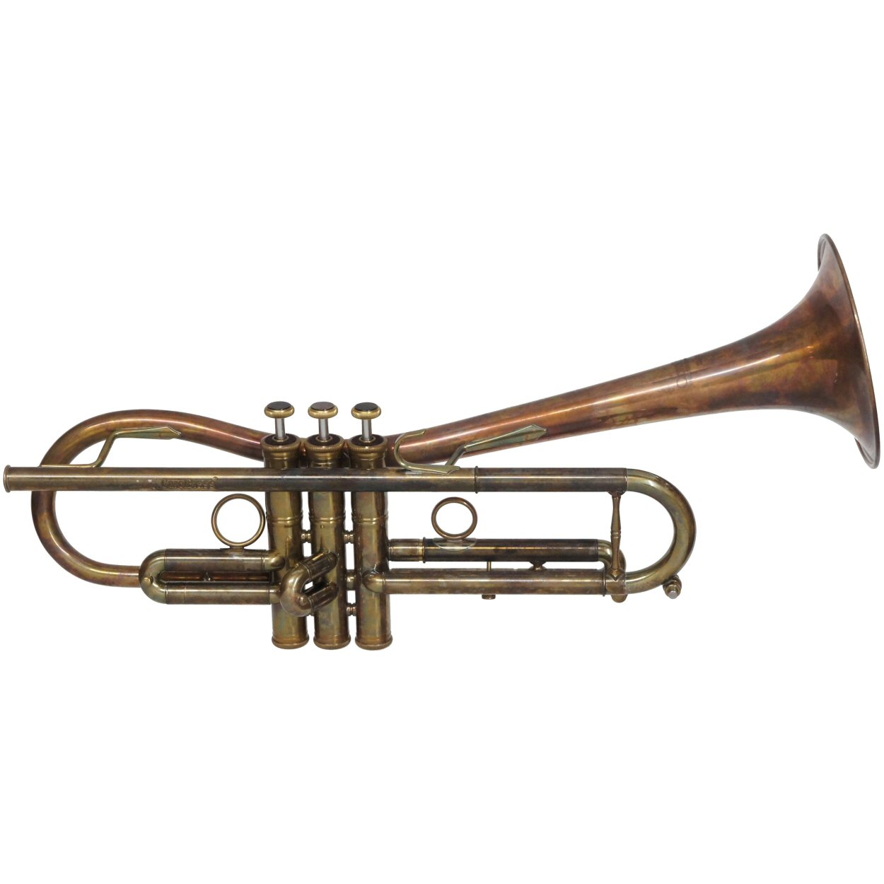CarolBrass CTR-5280L-GLT(D)-Bb-PA Euro-Bell Trumpet Patina by Taylor