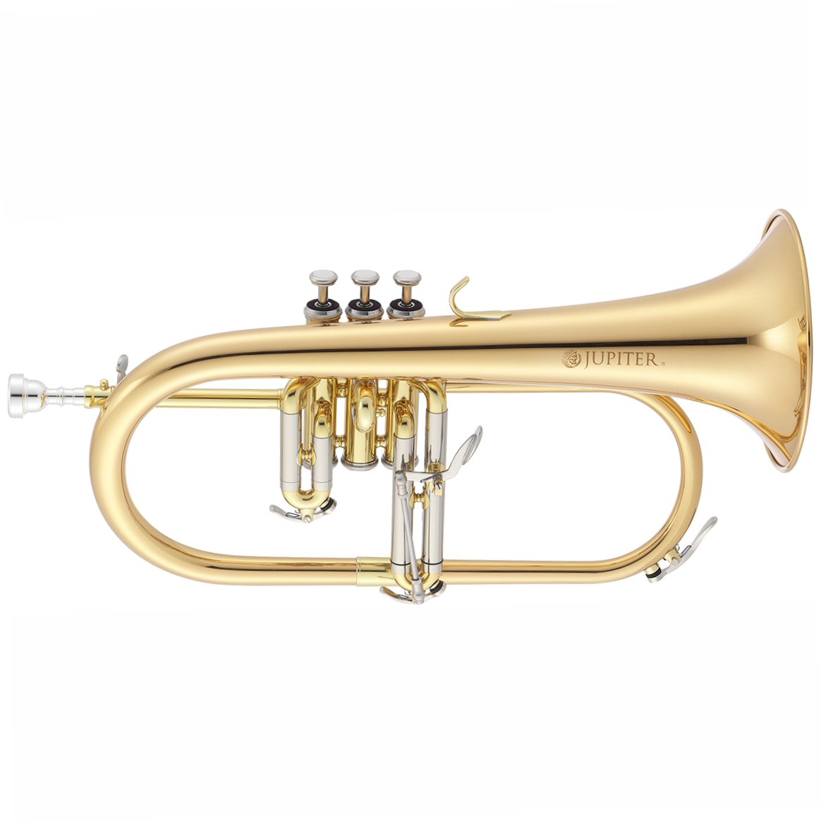 Jupiter 1100R Flugel Horn with rose brass bell & mouthpipe