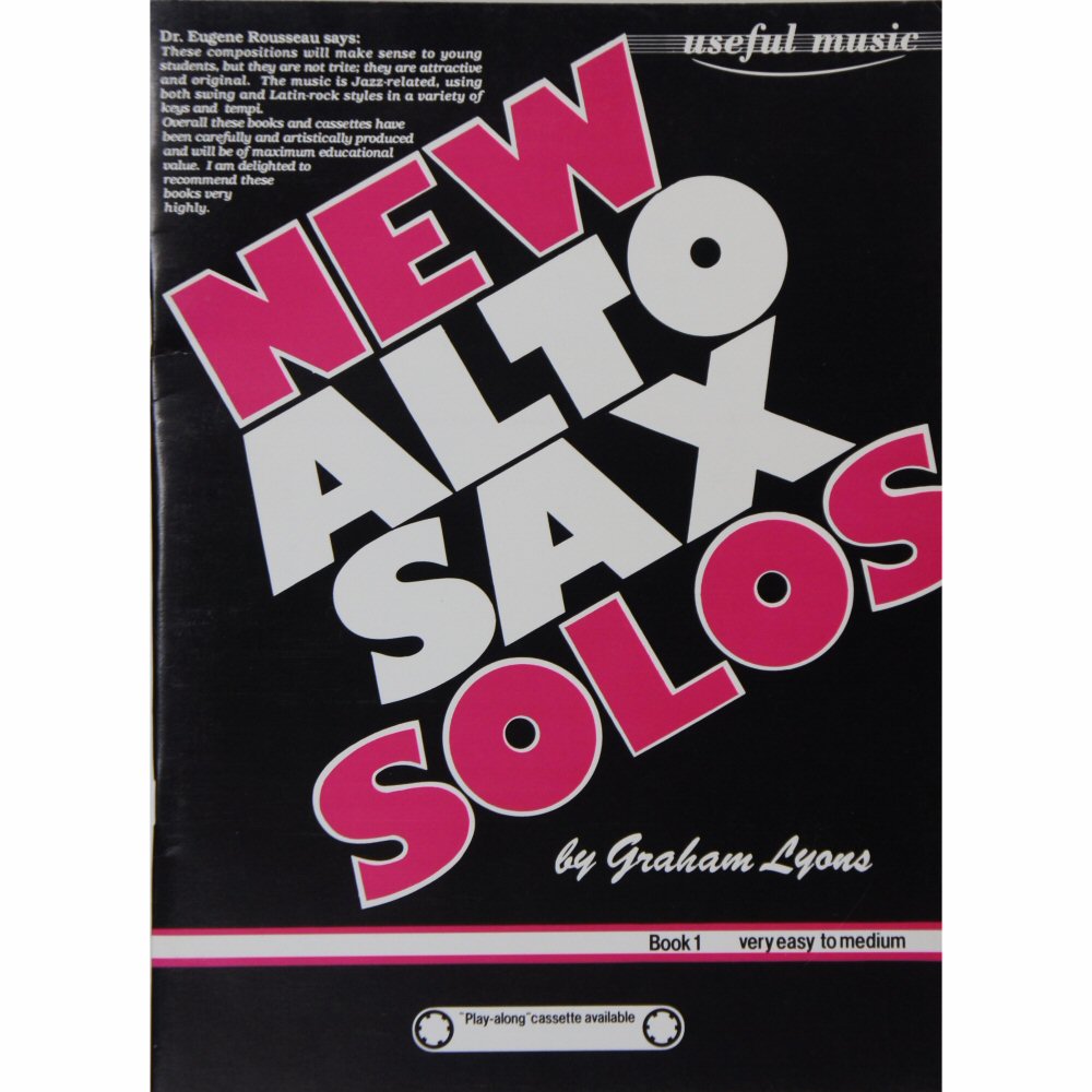 New alto Sax Solos (Book 1) - Trevor Jones Brass & Woodwind