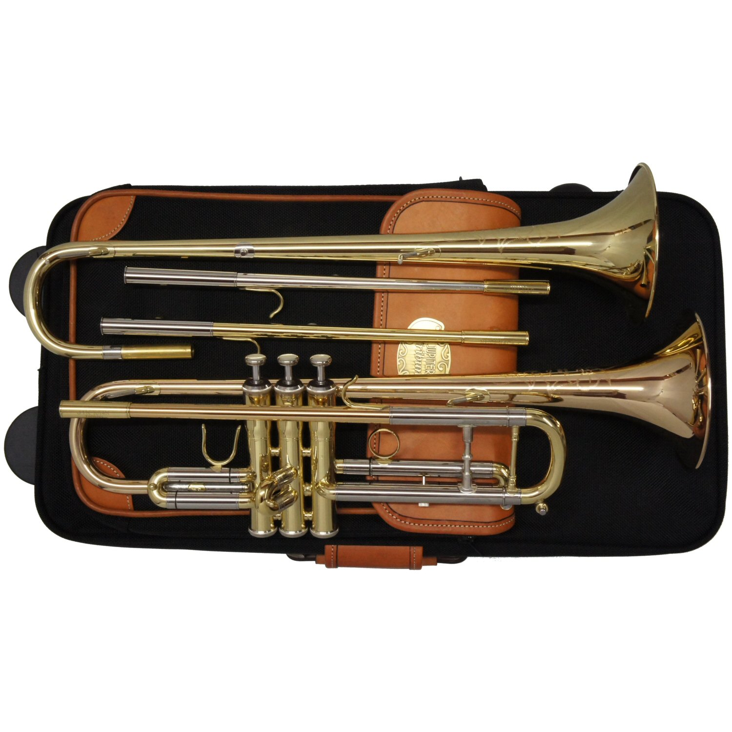 Jupiter 1014RL-ST Trumpet Bb/B Flat JTR-1014RL-ST 2 bells 2 leadpipes