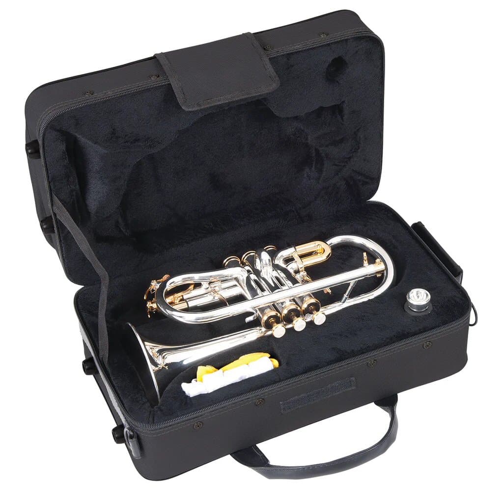 Odyssey Premiere Soprano Cornet Silver plate gold trim