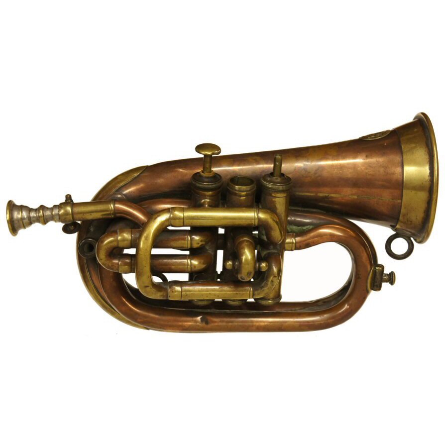 Vintage Higham Valved Bugle for restoration