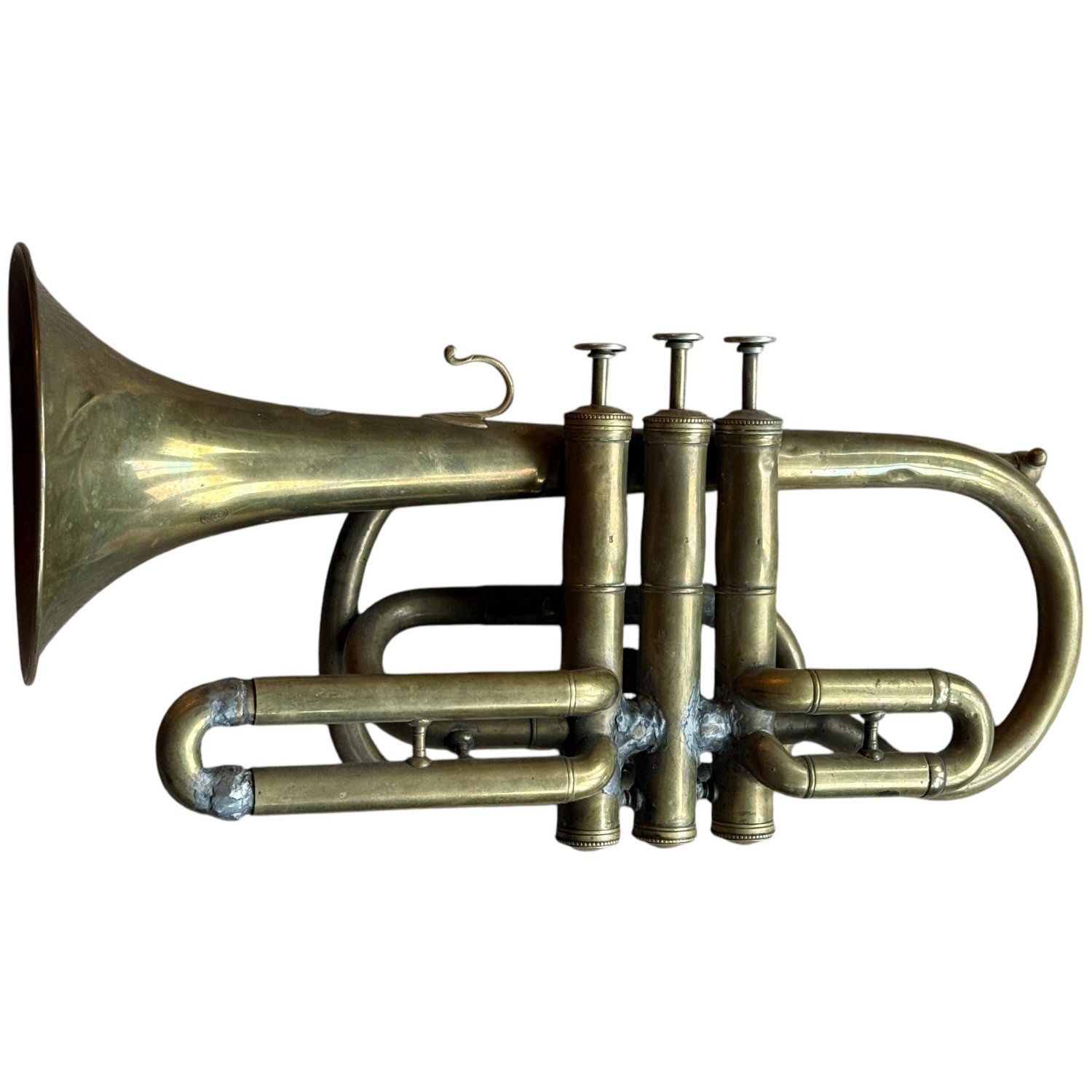 Vintage Cornet with extra crooks G & F