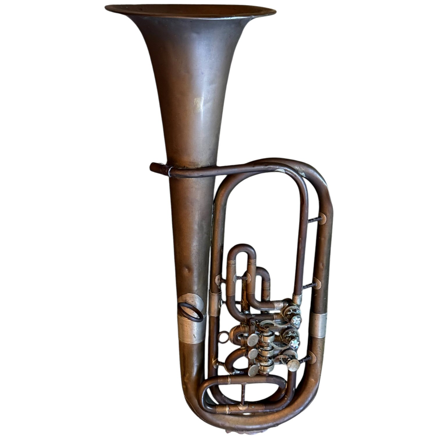 Vintage Rotary Valve Baritone Horn