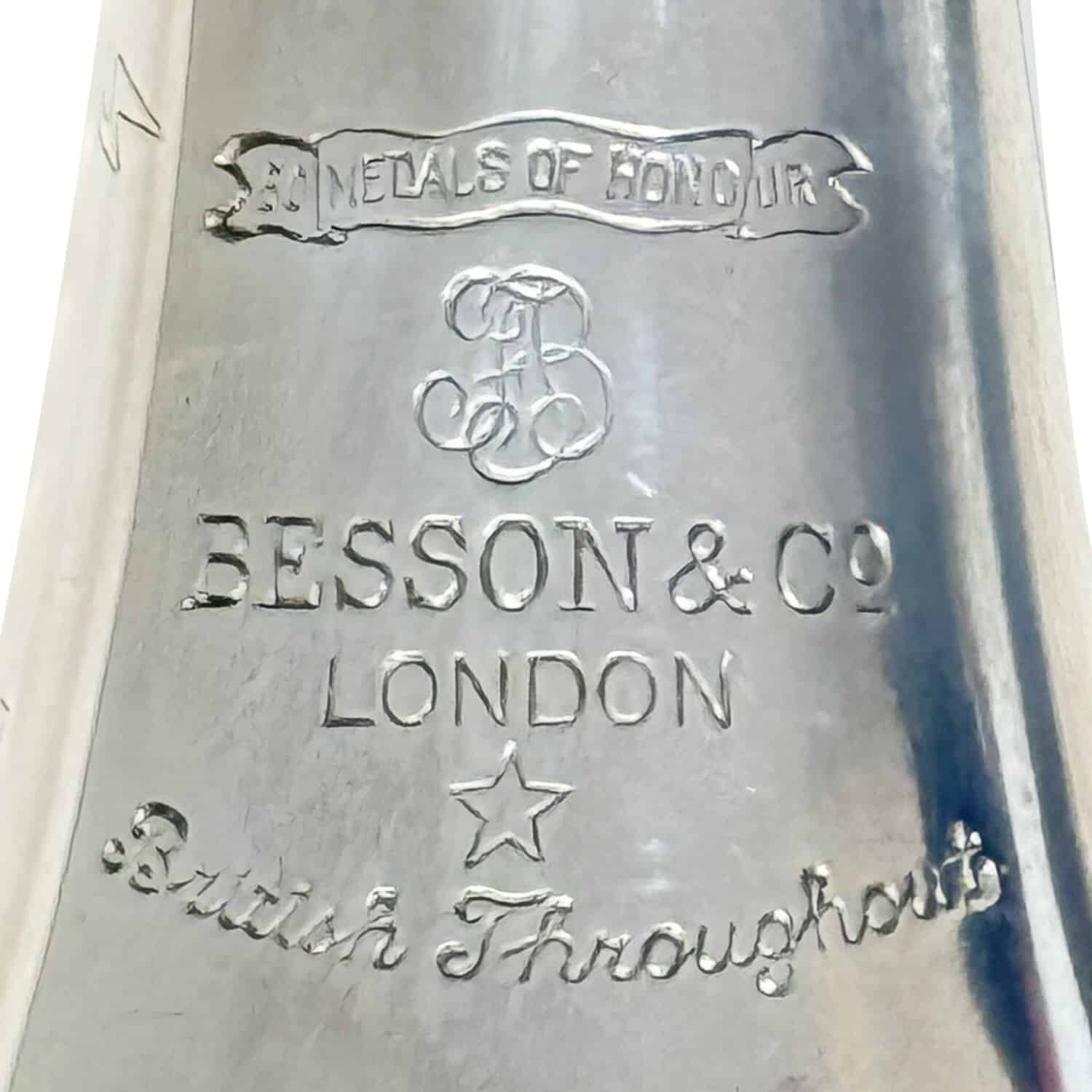 Vintage Besson International Rimless Bell Trumpet